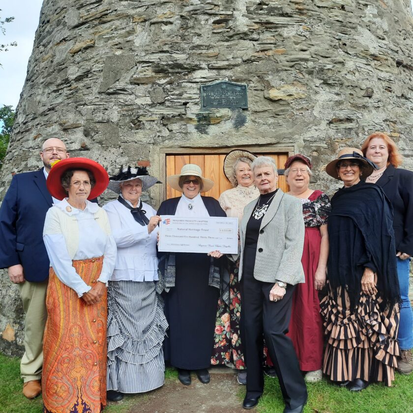 Area DAR Chapter Presents Check To Benefit Restoration Of Barcelona ...